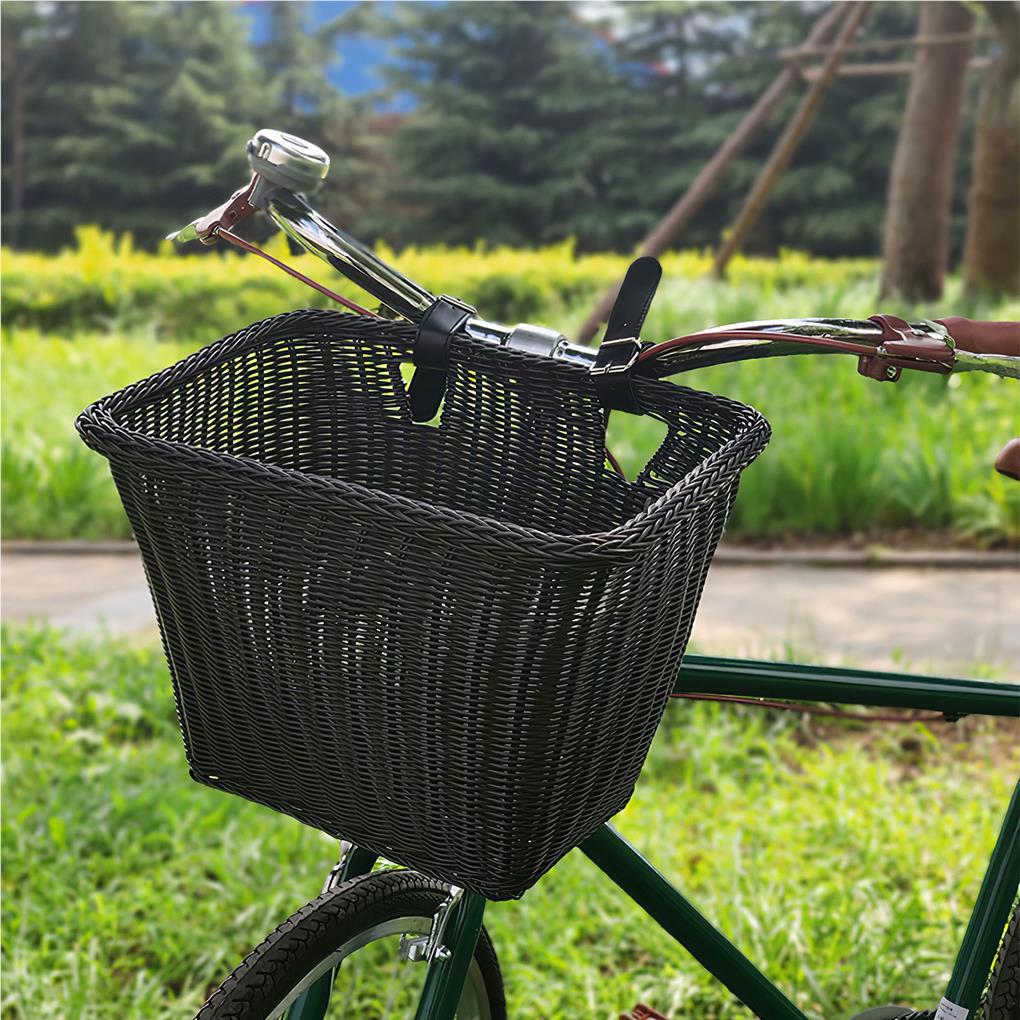 Panier avant vélo rustique • Le Comptoir du Panier