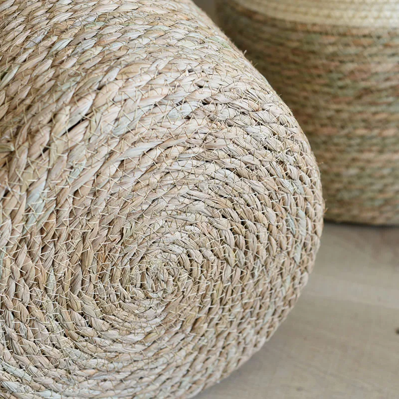 Panier cache pot en osier style artisanal • Le Comptoir du Panier