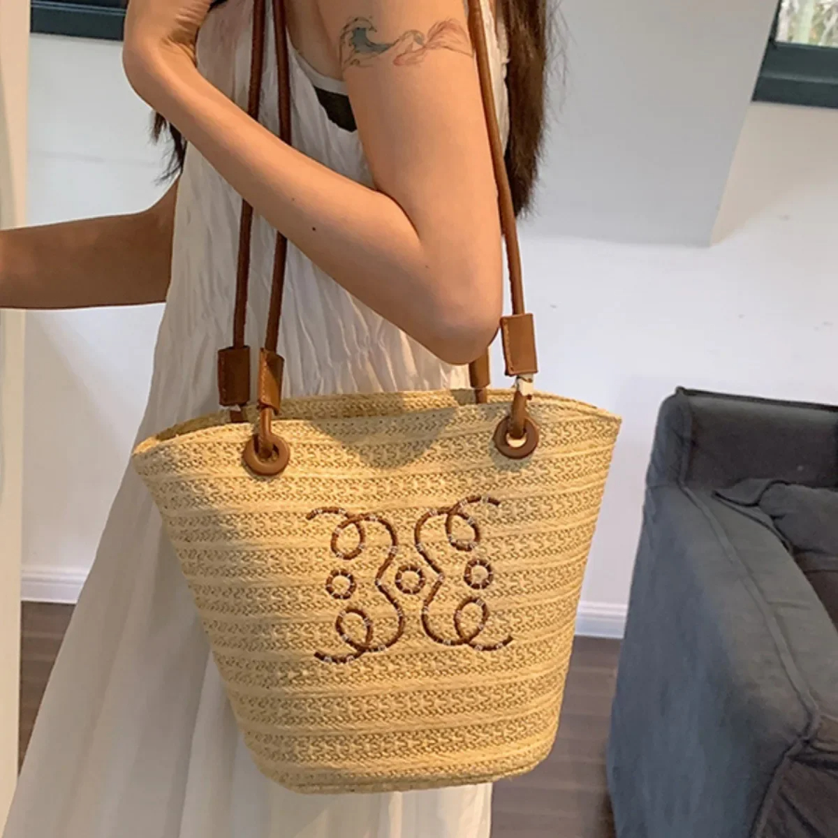 Panier de plage pour le bord de mer • Le Comptoir du Panier